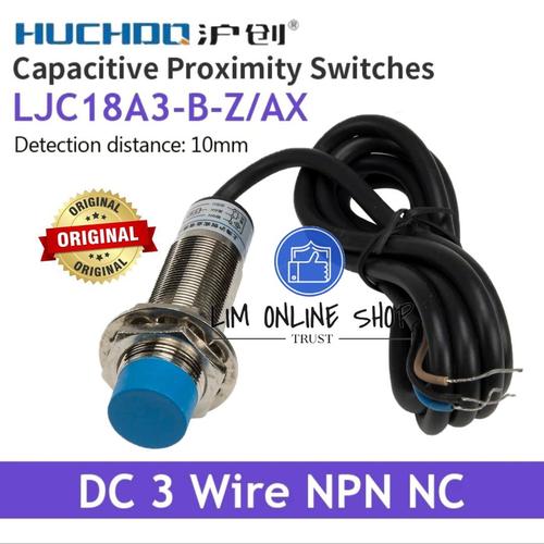 Jual LJC18A3-B-Z-AX SENSOR PROXIMITY KAPASITIF NPN NC NORMALY CLOSE DC 6-36V M18 CAPACITIVE ...