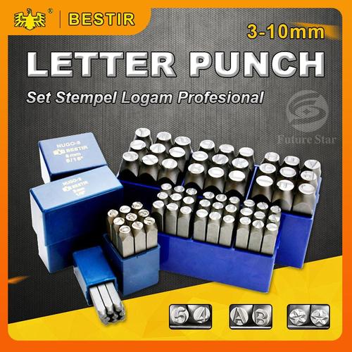 Jual Alat Ketok Huruf Dan Angka Nomor Besi Numbers Letter Star Punch ...