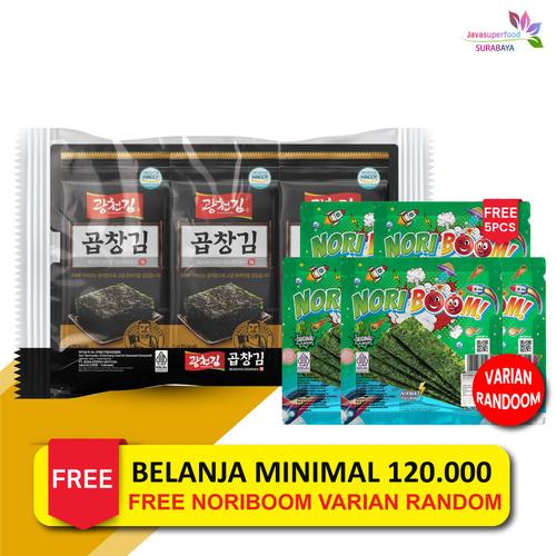 Jual Gobchang Dosirak Seasoned Seaweed // Nori Seaweed Snack Rumput ...
