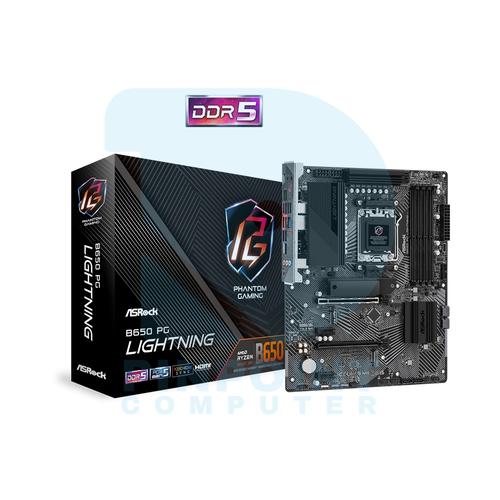Jual ASRock Phantom Gaming B650 PG Lightning AMD Motherboard - Kota ...