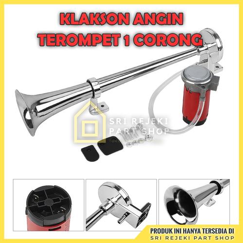 Jual Klakson Trompet 1 Corong Dinamo Terompet Tanpa Angin Universal ...