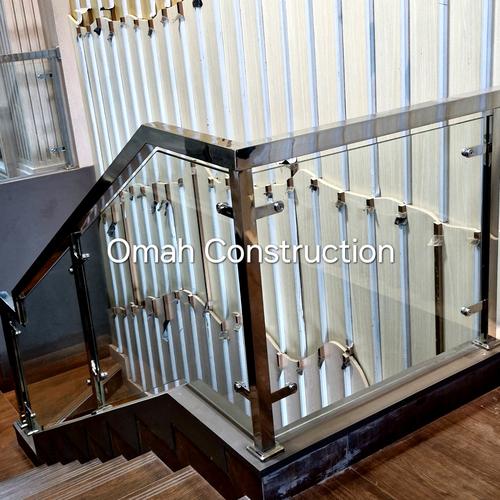 Jual Railing Tangga Balkon Void Hollow Stainless 201 Kaca Tempered 10 ...