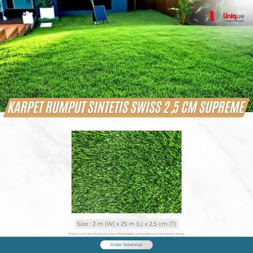 Jual Rumput Supreme Tebal 2.5cm untuk Rooftop / Rumput Area Tempat ...
