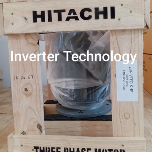 Jual HITACHI MOTOR INDUKSI VTFO-K 380V 1,5KW 2 HP 4 POLE VERTICAL TYPE ...