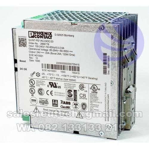 Jual Power Supply Phoenix Contact 2866776 Quint-Ps/1Ac/24Dc/20 - Kota ...
