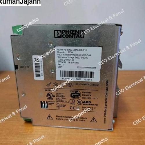 Jual Phoenix Contact Quint-Ps-3X400-500Ac 24Dc 10 2938617 Switching ...