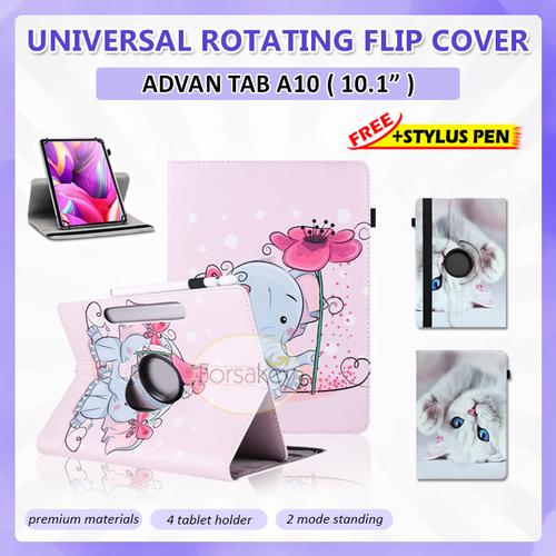 Jual Advan Tab A10 A 10 10.1 Inch Tablet Wifi Series 2024 Cute Rotating ...