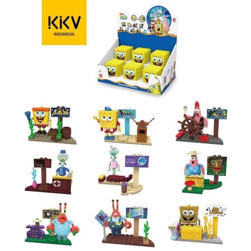 Jual KKV SpongeBob Mystery Box Surprise Egg / Blind Box Isi Figure ...