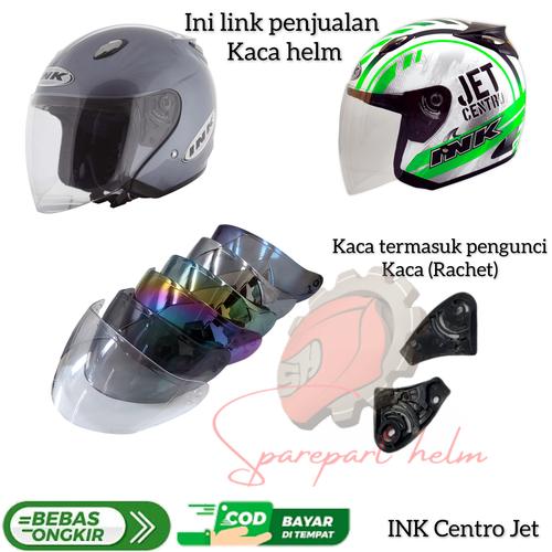 Jual Kaca helm INK Centro Jet visor helm INK Centro Jet Rachet - Rachet ...