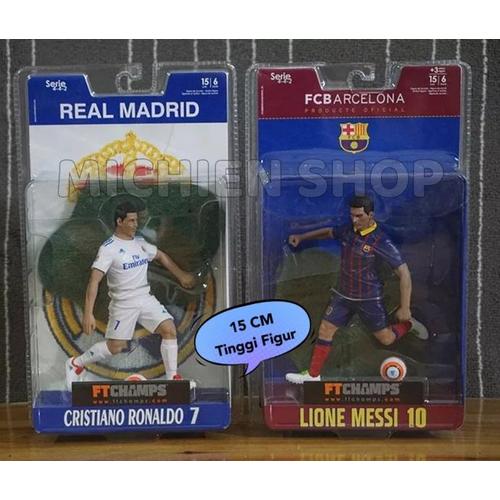 Jual FITCHAMPS Action Figure Pemain Sepak bola Messi Christiano Ronaldo ...