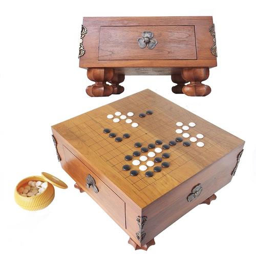 Jual 46 cm Teakwood Japanese Go Board Game / 13 x 13 Grid / Exquisite ...