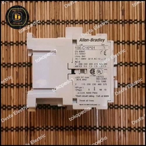 Jual Contractor | Kontraktor Contactor Allen Bradley 100-C16*01 Nc ...