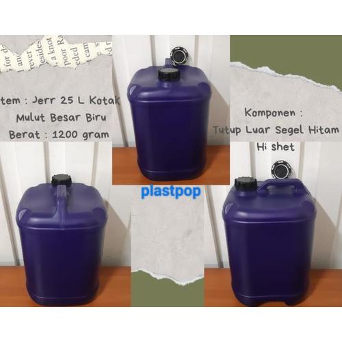 Jual BS-2 JERIGEN 25 LITER BIRU / 25 KG / JERIGEN BIRU 25 KG / 25 LITER ...
