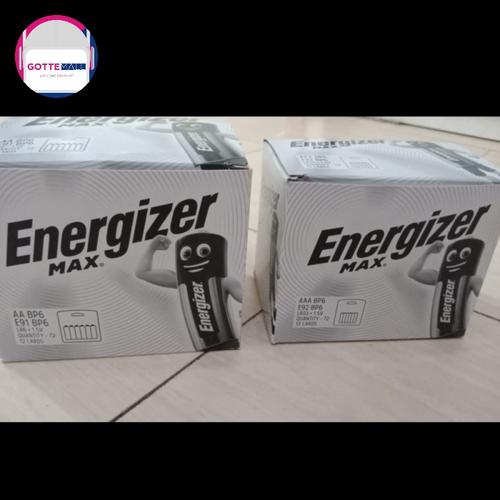 Jual Baterai Energizer max AAA / A3 isi 6 Batre Alkaline 1 box isi 12 pcs - Jakarta Barat ...