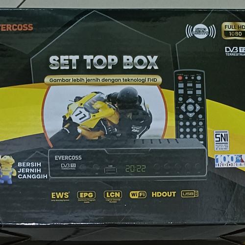 Jual set top box Evercross DVB-T2 TV digital SNI - Kota Surabaya ...