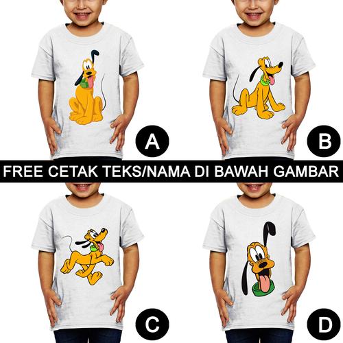 Jual Pluto Mickey's Dog Baju Kaos Anak dan Balita. Bisa Couple Dengan ...