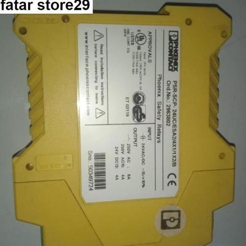 Jual Phoenix Contact Safety Relay Type Psr-Scp-24Uc/Esa2/4X1/1/X2/B ...