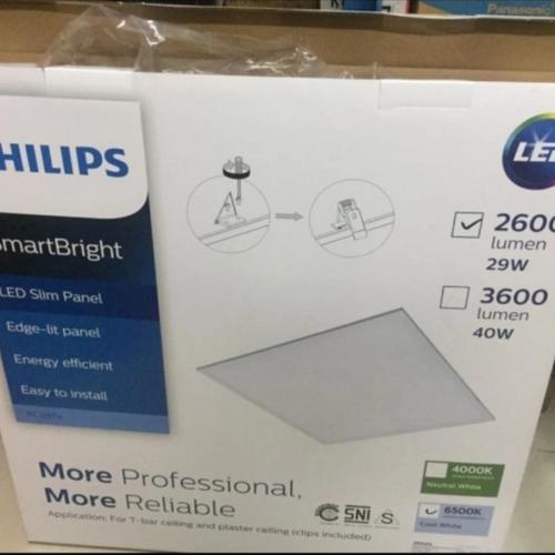 Jual PHILIPS LED Panel RC091V GM G2 MR PCV 29W LED26S PSU W60L60 6500k COOLDAYLIGHT - Jakarta ...
