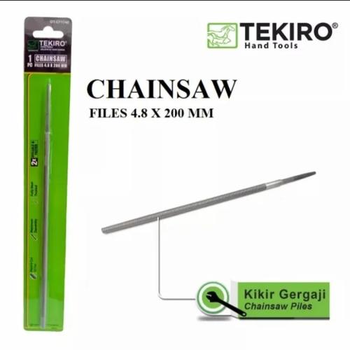 Jual TEKIRO KIKIR CHAINSAW 4,8 /5,5 x 200 KIKIR RANTAI CHAIN SAW SENSO ...