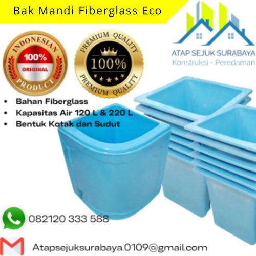 Jual Bak Mandi Fiberglass Bentuk Kotak Dan Sudut - Kotak 220Liter ...