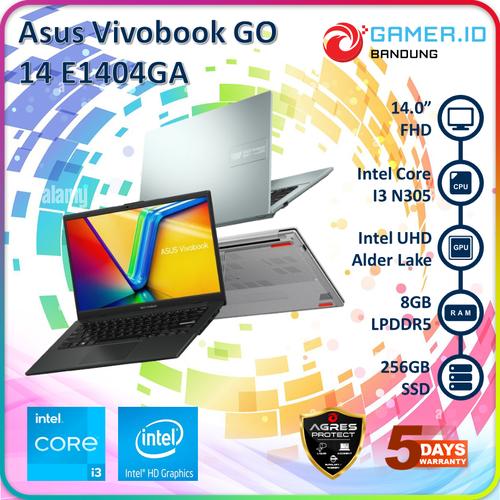 Promo Asus Vivobook Go 14 E1404GA i3 N305 8GB 256GB 14" FHD - FHD321 ...