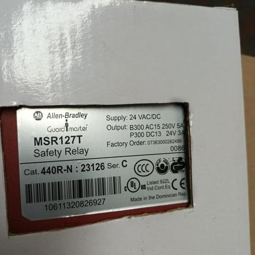 Jual Msr127T Allen Bradley Safety Relay New Stock | Rockwell Automation ...