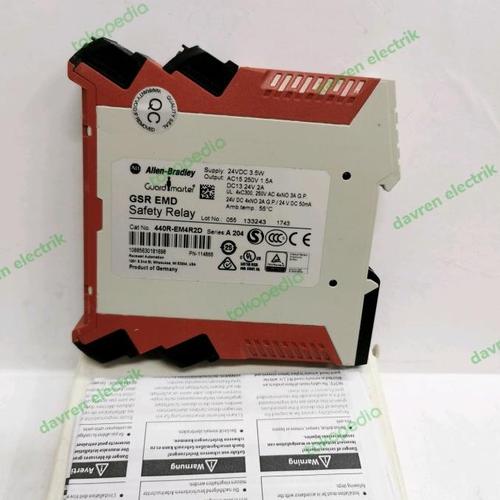 Jual Allen Bradley Safety Relay 440R-Em4R2D | Rockwell Automation ...