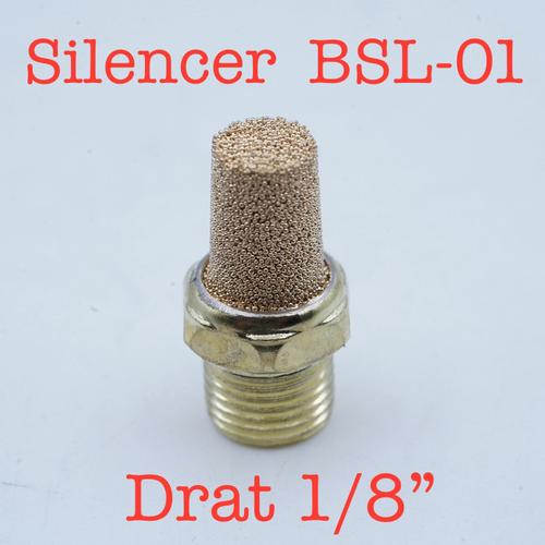 Jual BSL-01 BSL01 Drat 1/8" Silencer Fitting Kerucut Moncong Kuningan ...