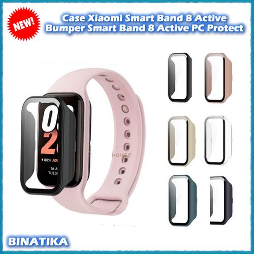 Jual Case Xiaomi Smart Band 8 Active Bumper Smart Band 8 Active PC ...