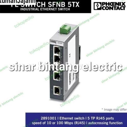Jual Phoenix Contact - Industrial Ethernet Switch - Fl Switch Sfnb 5Tx ...
