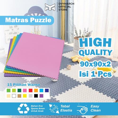 Jual Matras puzzle 90x90 tbl 2cm isi 1pcs alas lantai/playmate/tikar ...