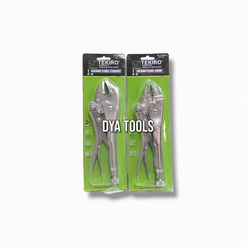 Jual Tang Buaya Bengkok 10" Tekiro / Locking Pliers Curve Tekiro LG0770 ...