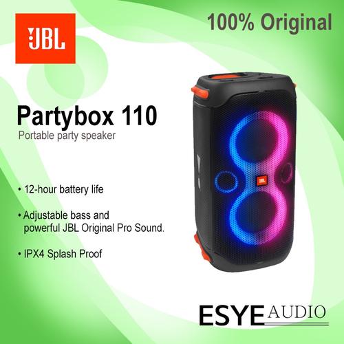Promo JBL PartyBox 110 / Party Box 110 Speaker Portable with Built-in ...