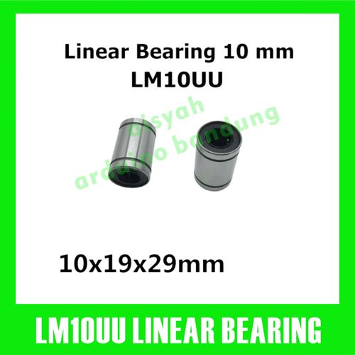 Jual Linear Ball Bearing LM10UU 10mm Sliding Bushing Lacher CNC 3D ...