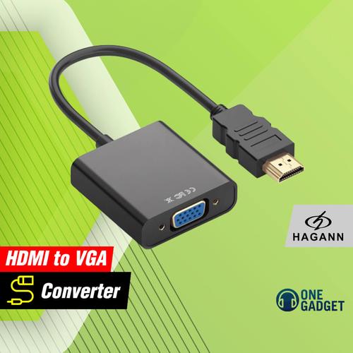 Promo Kabel Konektor HDMI Male to VGA Female Proyektor Monitor Laptop ...