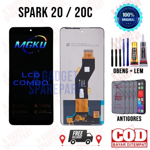 Jual Lcd TECNO SPARK 20 / 20C Original OEM Quality Lcd Touchscreen TECNO SPARK 20 / 20C Fullset ...