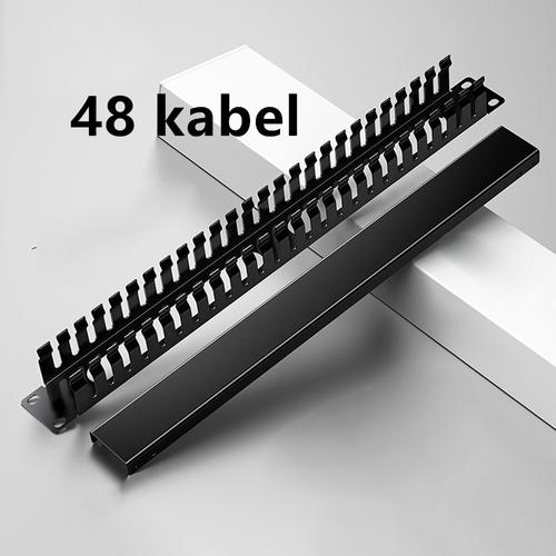 Jual 19inch Metal Jalur Kabel Rak Server Metal Wire Management 1U Untuk ...