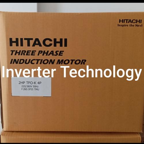 Jual HITACHI MOTOR INDUKSI TFO-K 220/380V 1.5 KW 2 HP 4 POLE FOOT MOUNT - Kota Bandung ...