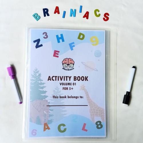 Jual AB5-01, Activity Book Volume 01 for 5+ Wipe & Clean Worksheet ...
