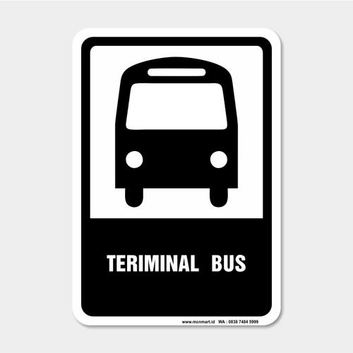 Jual Rambu Sarana Umum - Terminal Bus - 40x60cm, ACP 3mm - Kota Bekasi ...