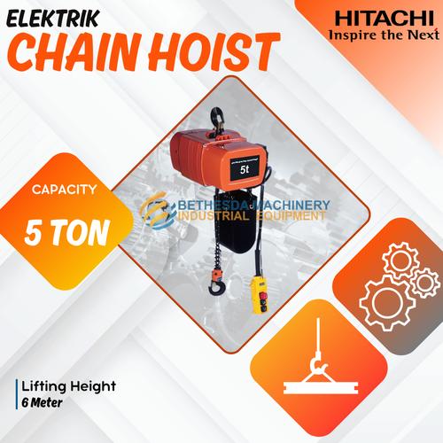 Jual Hitachi Electric Chain Hoist Crane Capasitas 5 Ton - Unit - Kota ...
