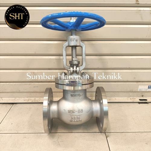 Jual Globe Valve 2-1/2" Inch / DN65 Stainless SS304 Flange JIS 10K - Jakarta Barat - Sumber ...