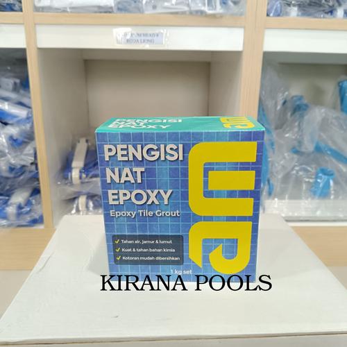Jual Semen Nat Keramik AM 55 PUTIH - Nat Mosaic Epoxy Tile Grout 1 Kg ...