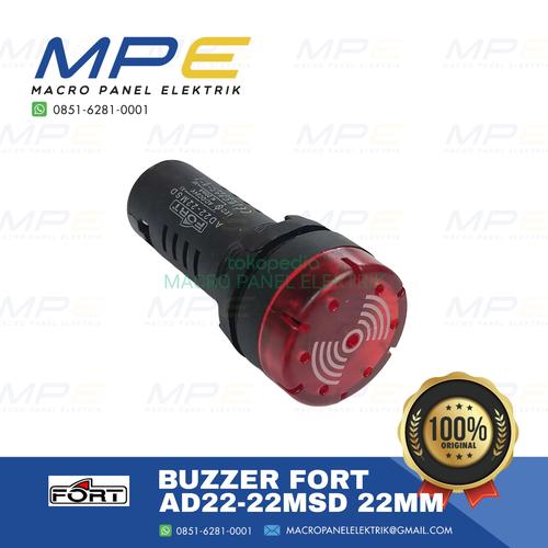 Jual Buzzer Pilot Lamp FORT LED Lamp AD22-22MSD 22MM 24VDC 220VAC ...