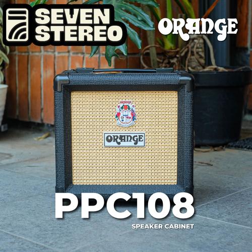 Jual Orange PPC108 Black Cabinet 1 x 8 Closed Back Guitar Speaker ...