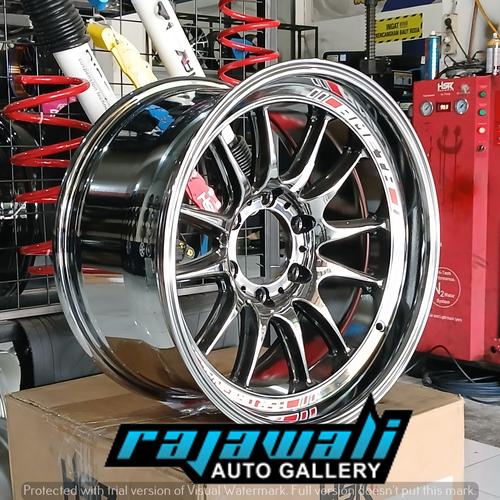 Jual VELG HSR AMETH RING 18 BLACK CHROME COCOK DI PAJERO FORTUNER ...