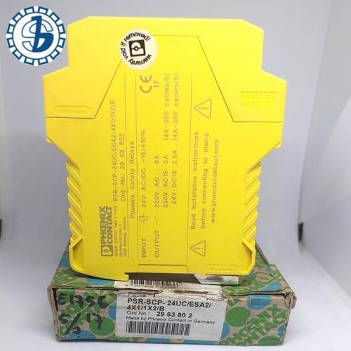 Jual Safety Relay Phoenix Contact Psr-Scp- 24Uc/Esa2/4X1/1X2/B: 2963802 ...