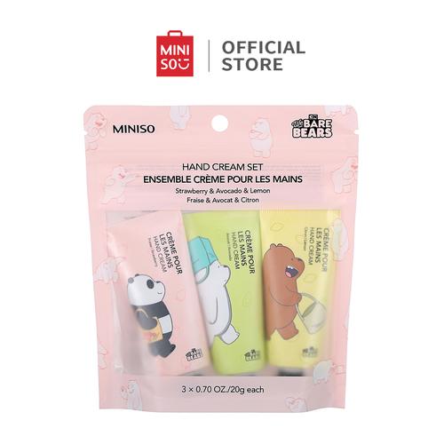 Jual Miniso x We Bare Bears Set Krim Tangan Hand Cream Set Krim Tangan ...