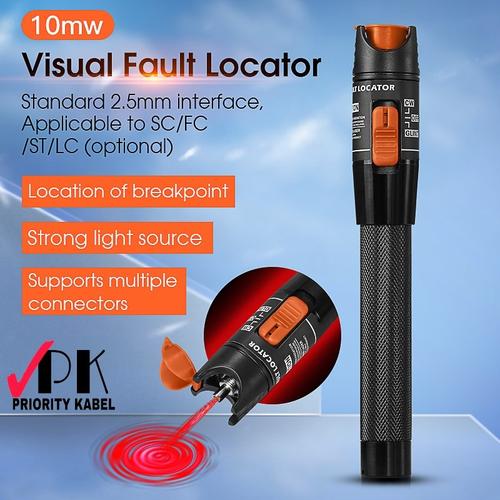 Jual Visual Fault Locator VFL 10mW 20mW 30mW 50mW FO Optik Senter Optik ...