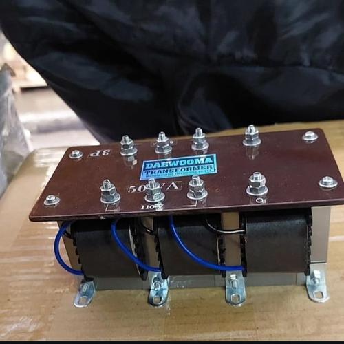 Jual Trafo Step Down 3 Phase 380V to 110V 50VA Auto Transformer Daewooma Trafo 3PH 380V-110V ...